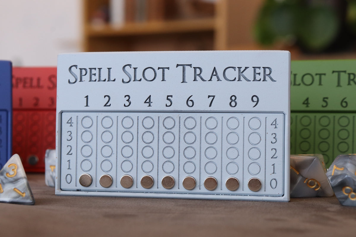 Magnetic Spell Slot Tracker – The Speechless Bard